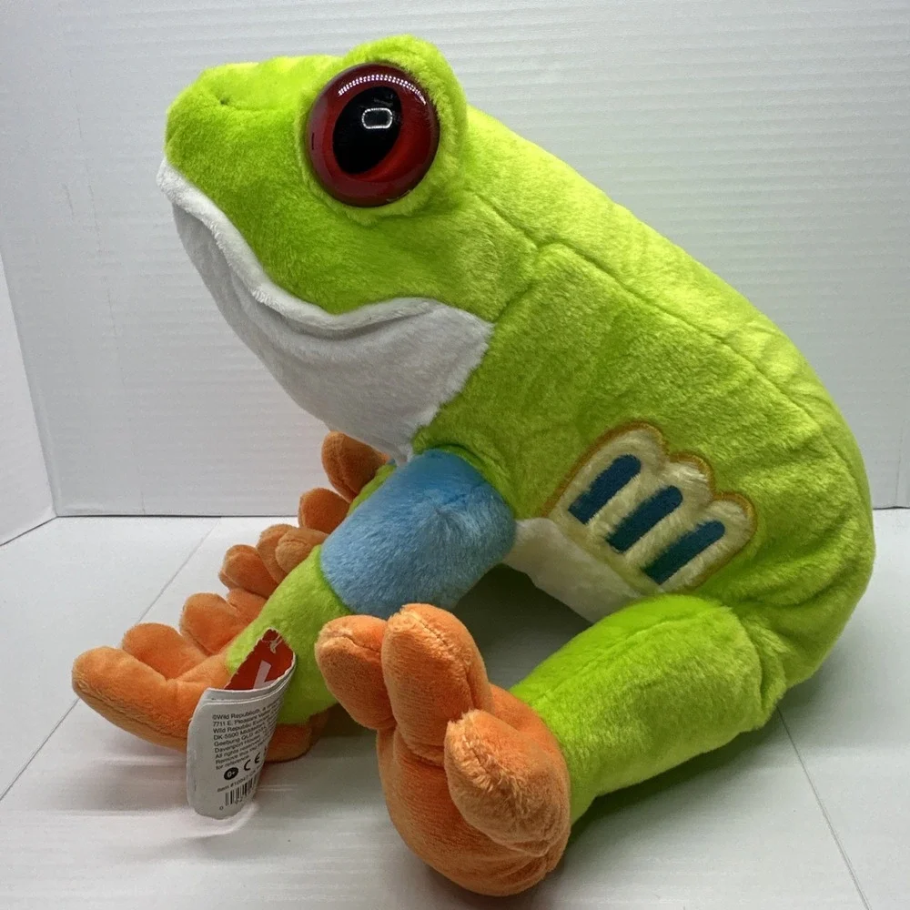 Wild Republic | Toys | Wild Republic Red Eye Tree Frog Plush Green 2 ...
